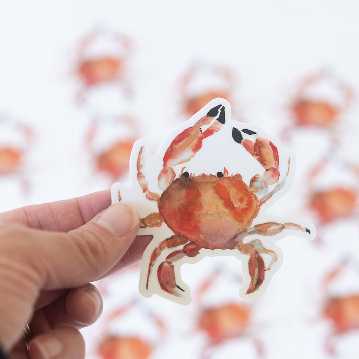 Crab Sticker – Finding Silver Pennies