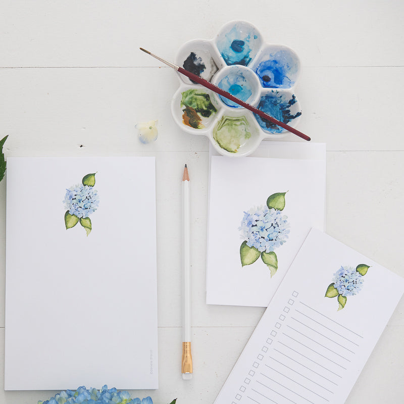 Hydrangea List Pad – Finding Silver Pennies