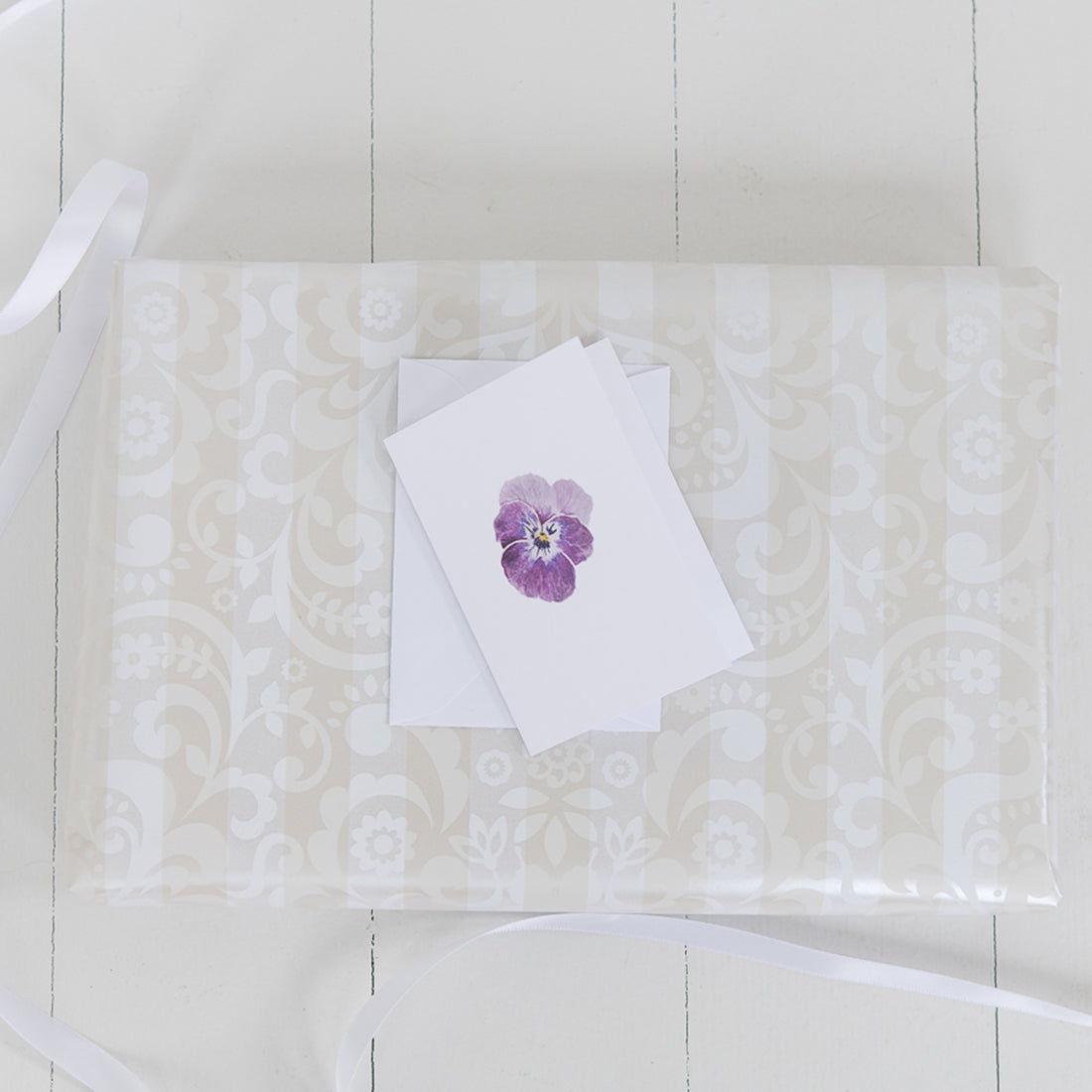 Pansy Mini Note Card – Finding Silver Pennies