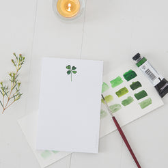 Four Leaf Clover Mini Notepad – Finding Silver Pennies