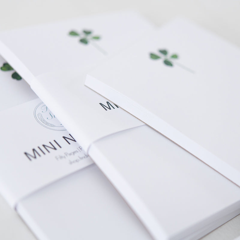 Four Leaf Clover Mini Notepad – Finding Silver Pennies